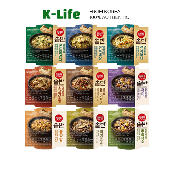 CJ CHEILJEDANG｜Hetbahn Sotban Nutritional Rice 200g｜Korean Food ...