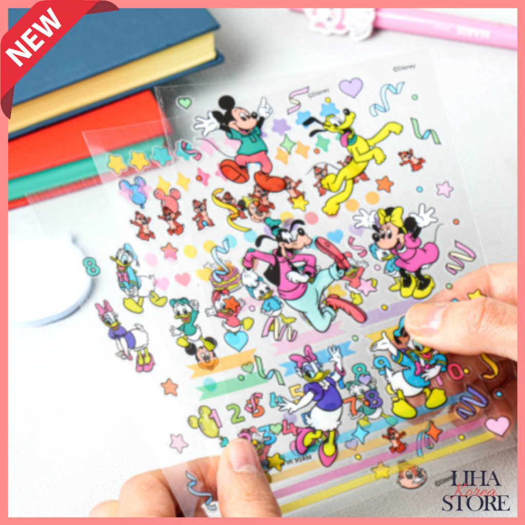 Disney Mickey Sticker (3sheets) | Shopee Malaysia