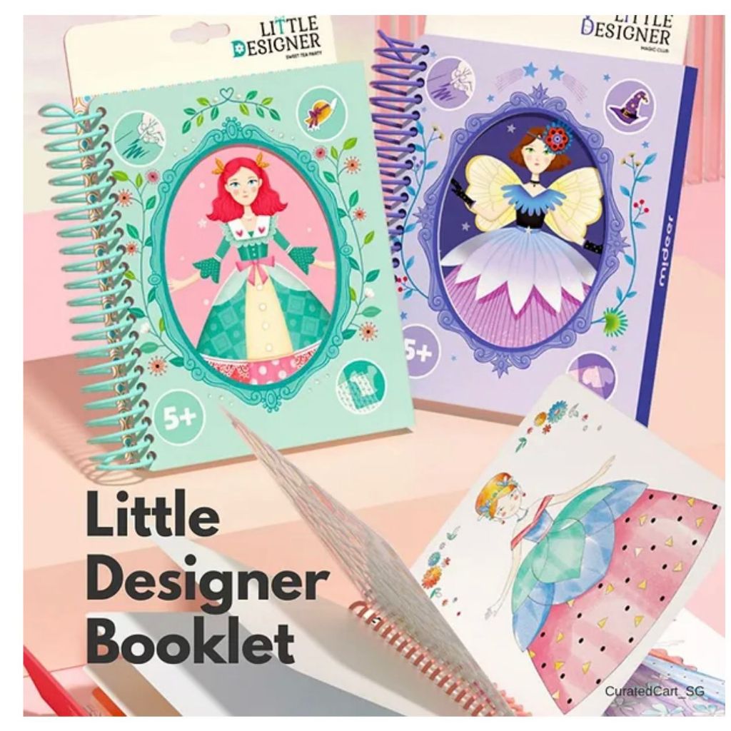 The little designer kit kids craft DIY book children travel activity ...