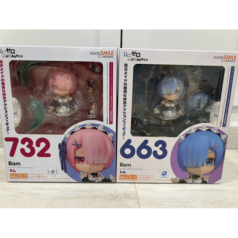 Nendoroid 663 732 Rem and Ram RE ZERO rezero | Shopee Malaysia