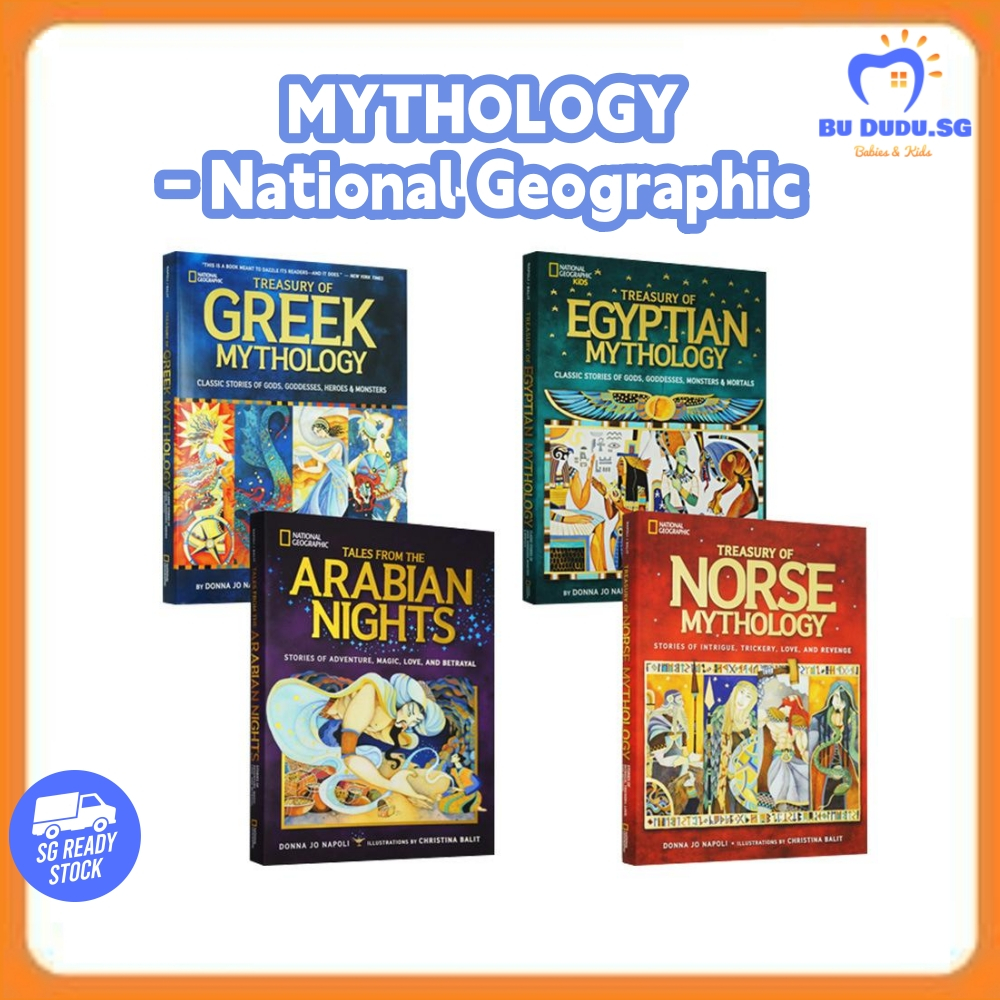 National Geographic Mythology books Norse Greek Egyptian Mythology ...