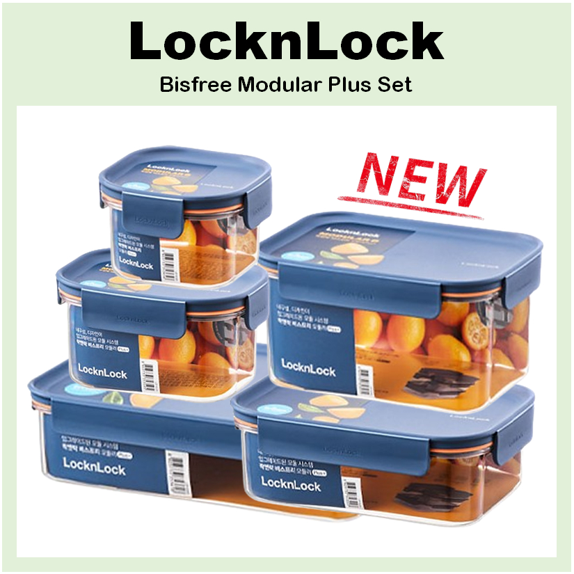 [LOCKnLOCK] Bisfree Modular Plus Set (3P/5P/7P) LBF402RS3, LBF402RS5 ...