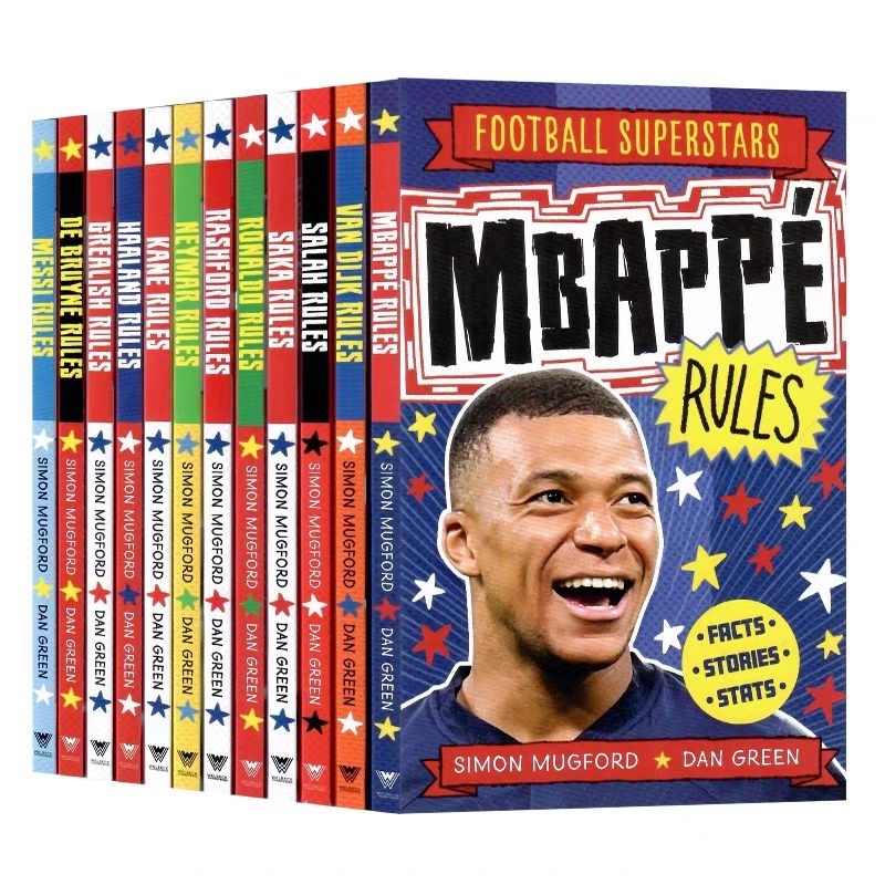Football Superstars 12 Books Collection Rules Mega Pack Set | Shopee ...