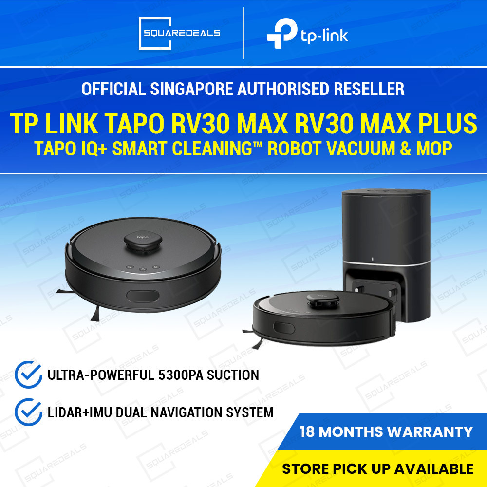 TP Link Tapo RV30 Max / RV30 Max Plus LiDAR Navigation Robot Vacuum ...