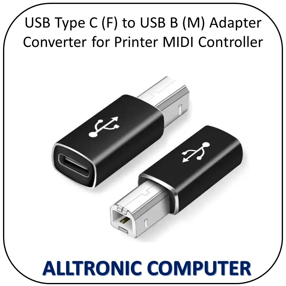 MIDI Male to USB Type C Female Connector /Convert USB C to MIDI for ...