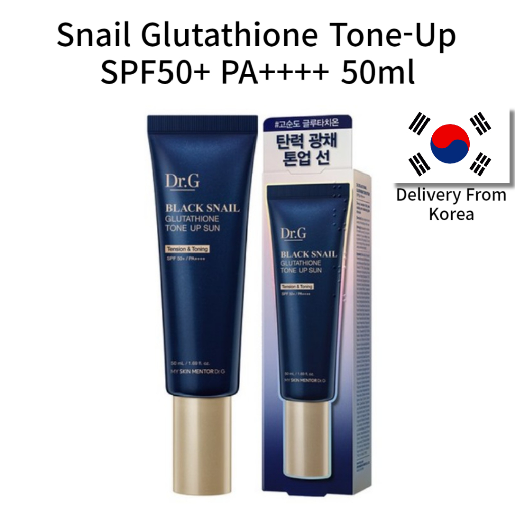 Dr.G Brand New Black Snail Glutathione Tone-Up Sunscreen SPF50+ PA ...