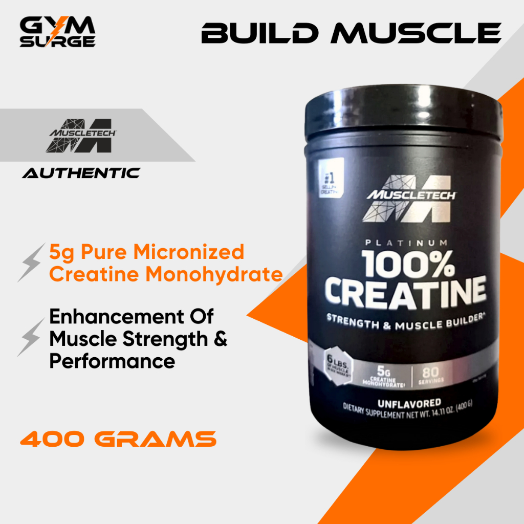 Muscletech, Essential Series, Platinum 100% Creatine, Workout Support ...
