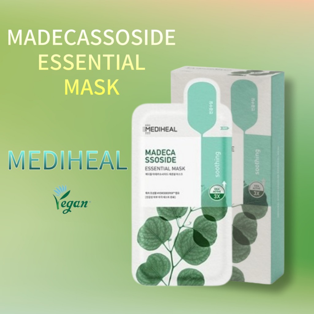 [MEDIHEAL] MADECASSOSIDE ESSENTIAL MASK 24ml(5 sheet/10 sheet)/Korea ...