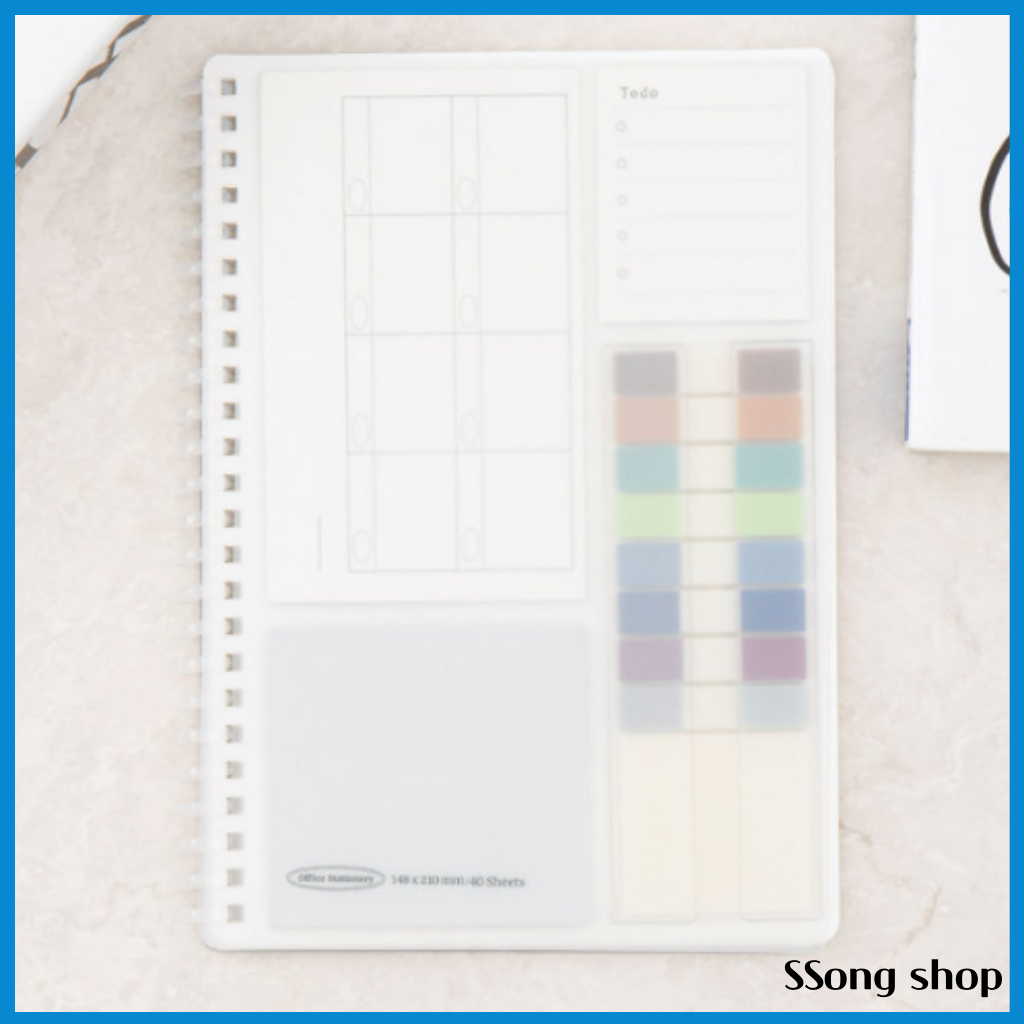 Daiso Korea Spiral Journal Notebook A5 40 Sheets | Shopee Malaysia