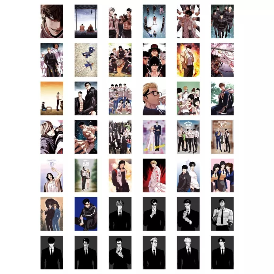 [K-webtoon] LOOKISM OFFICIAL MD GOODS POST CARD Set /Character Korea ...