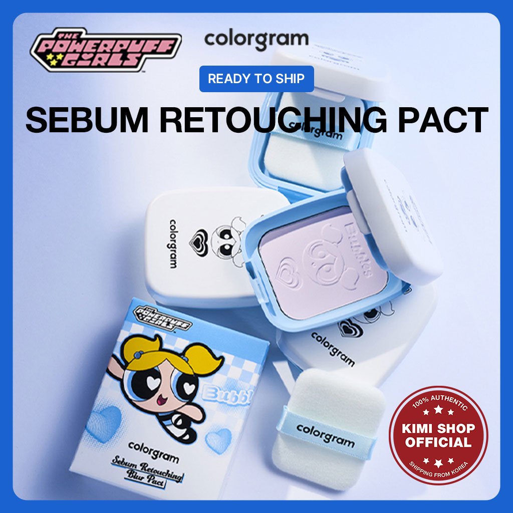 [Colorgram] Sebum Retouching Blur Pact Powder 2 Colors | Shopee Malaysia