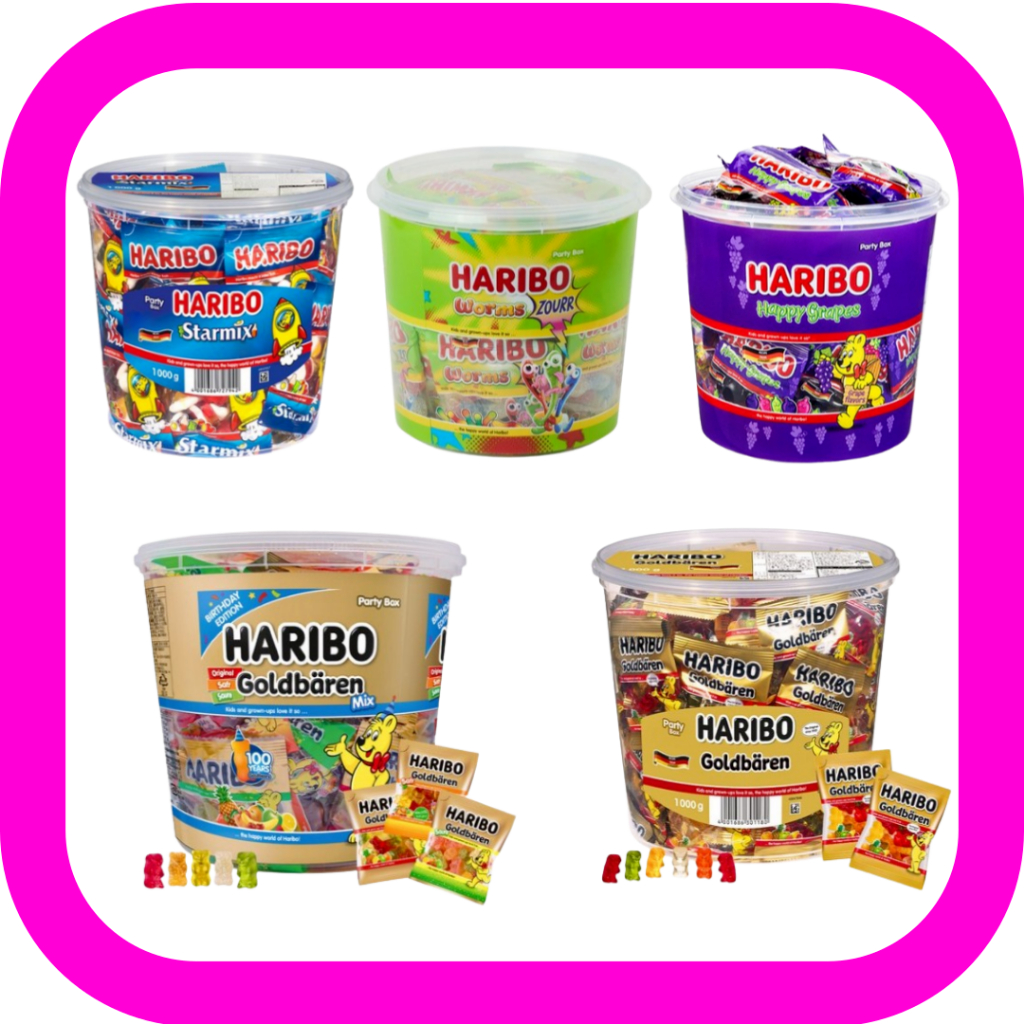 HARIBO Sweet Jelly 1kg / Haribo Gummy Jelly 5 Types | Shopee Malaysia
