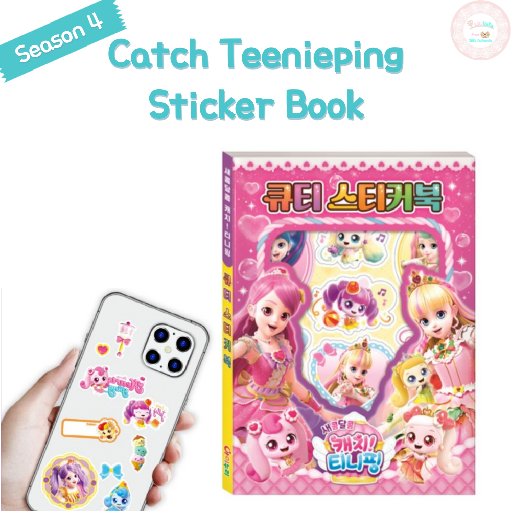 Catch Teenieping Season 4 Cutie Sticker Book Teenieping Sticker Diary ...