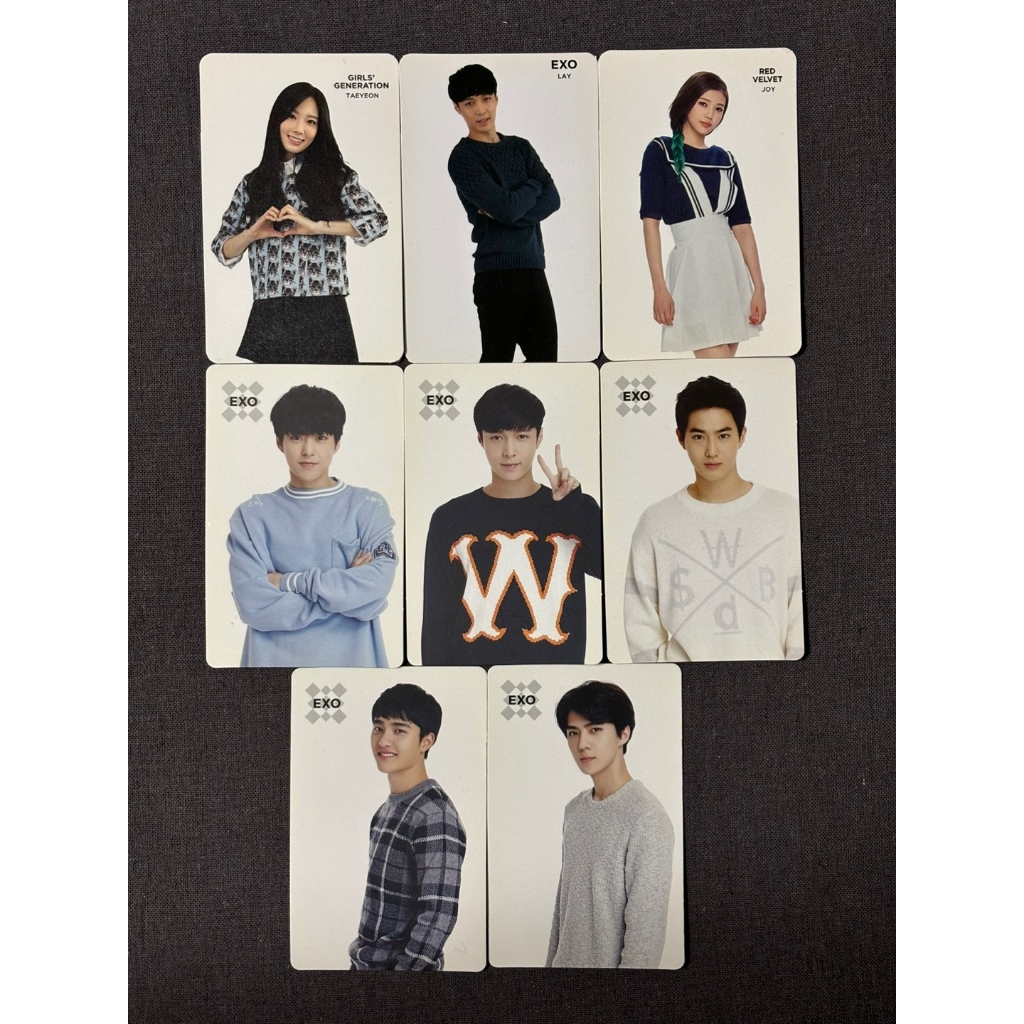 SM TOWN COEX Artium SUM OFFICIAL PHOTOCARD SNSD EXO Red Velvet - Rare | Shopee Malaysia