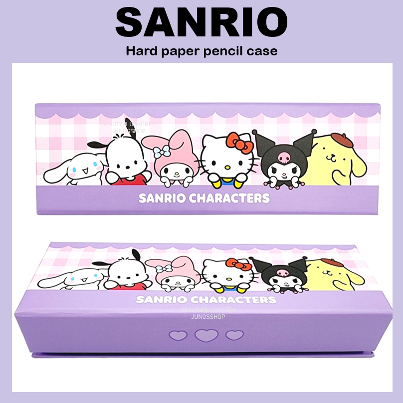 [SANRIO] Hard paper pencil case kuromi mymelody pochacco pompompurin ...