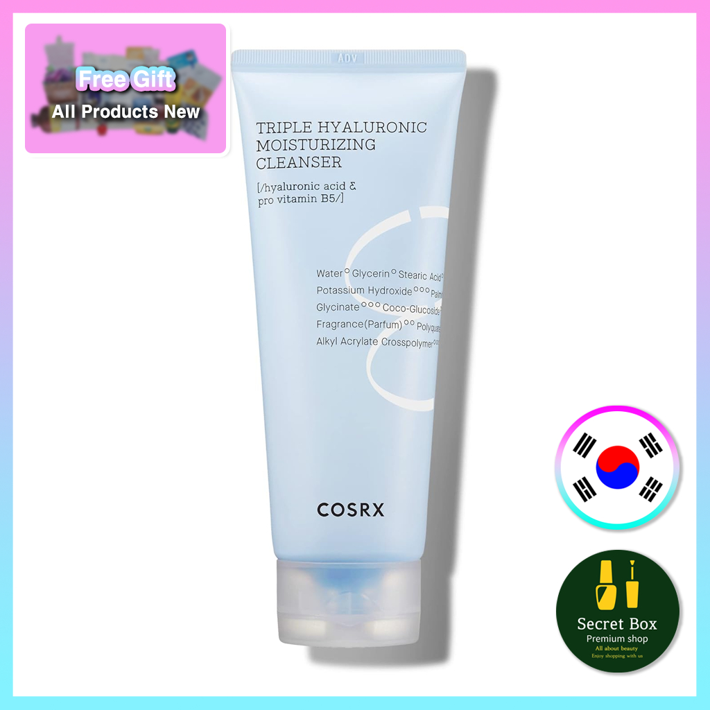 COSRX Hydrium Triple Hyaluronic Moisturizing Cleanser 150ml | Shopee ...