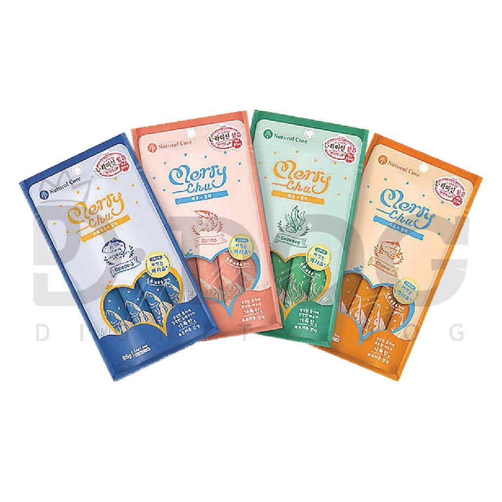 NATURAL CORE 】 메리츄 Cat Treats MERRY CHU Pet Sticks chews Cats Wet Food ...