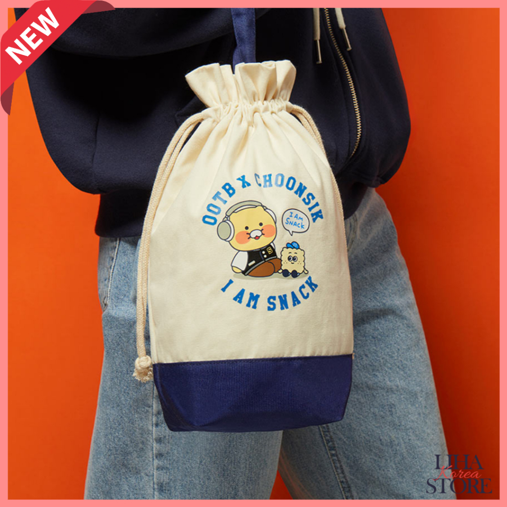 (ootb 전과자)Korea Kakao Friends Choonsik String Bag Canvas Bag Choonsik ...