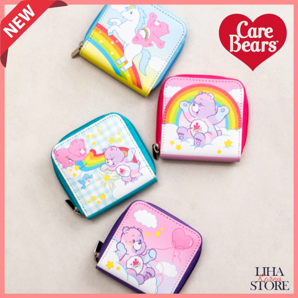 Korea Daiso CareBears Wallet Care Bears Card Wallet | Shopee Malaysia