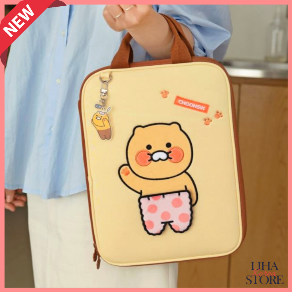 (13inch)Korea Kakao Friends Choonsik Pouch,Choonsik Dress up Laptop ...