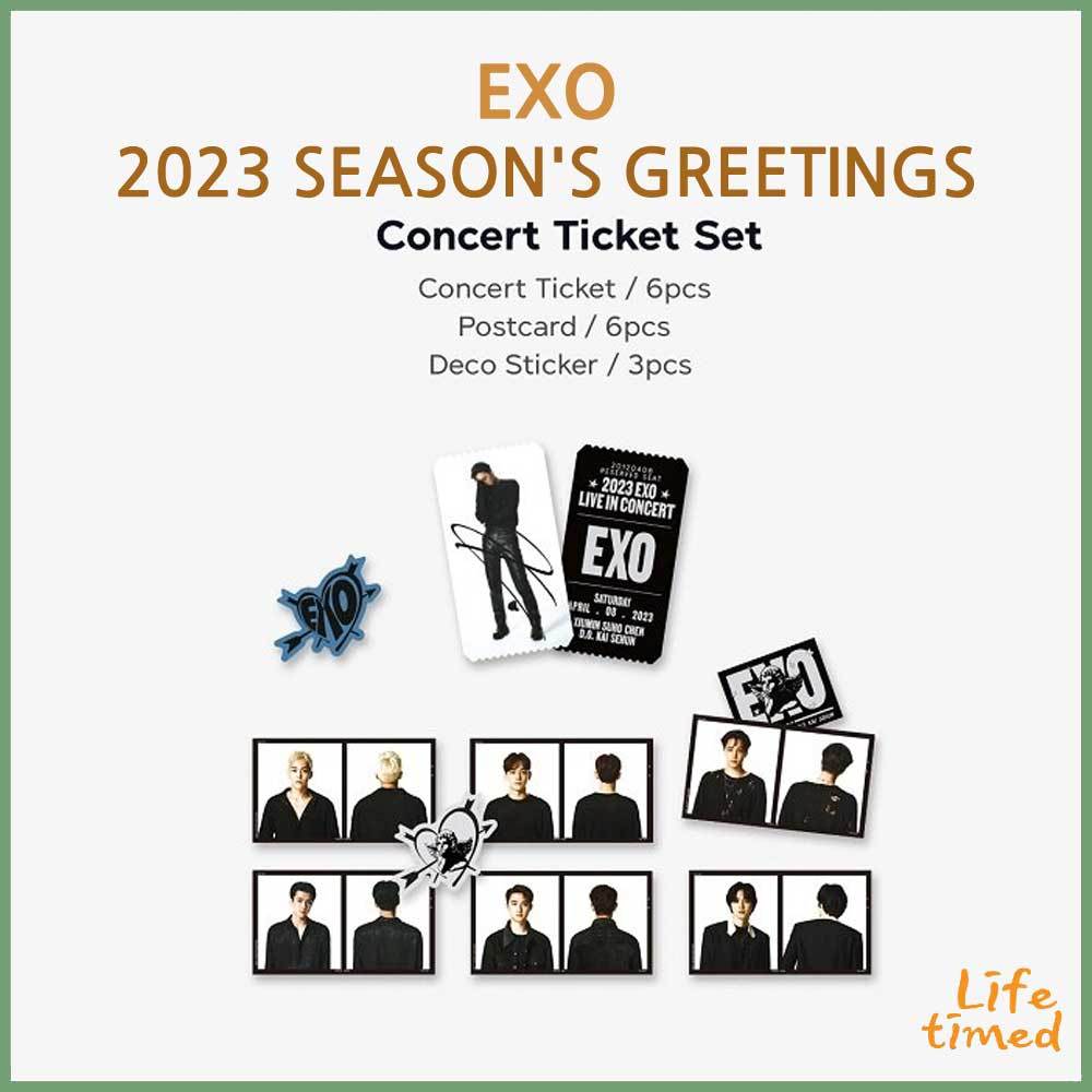 EXO 2023 SEASON'S GREETINGS Concert Ticket Set | Shopee Malaysia
