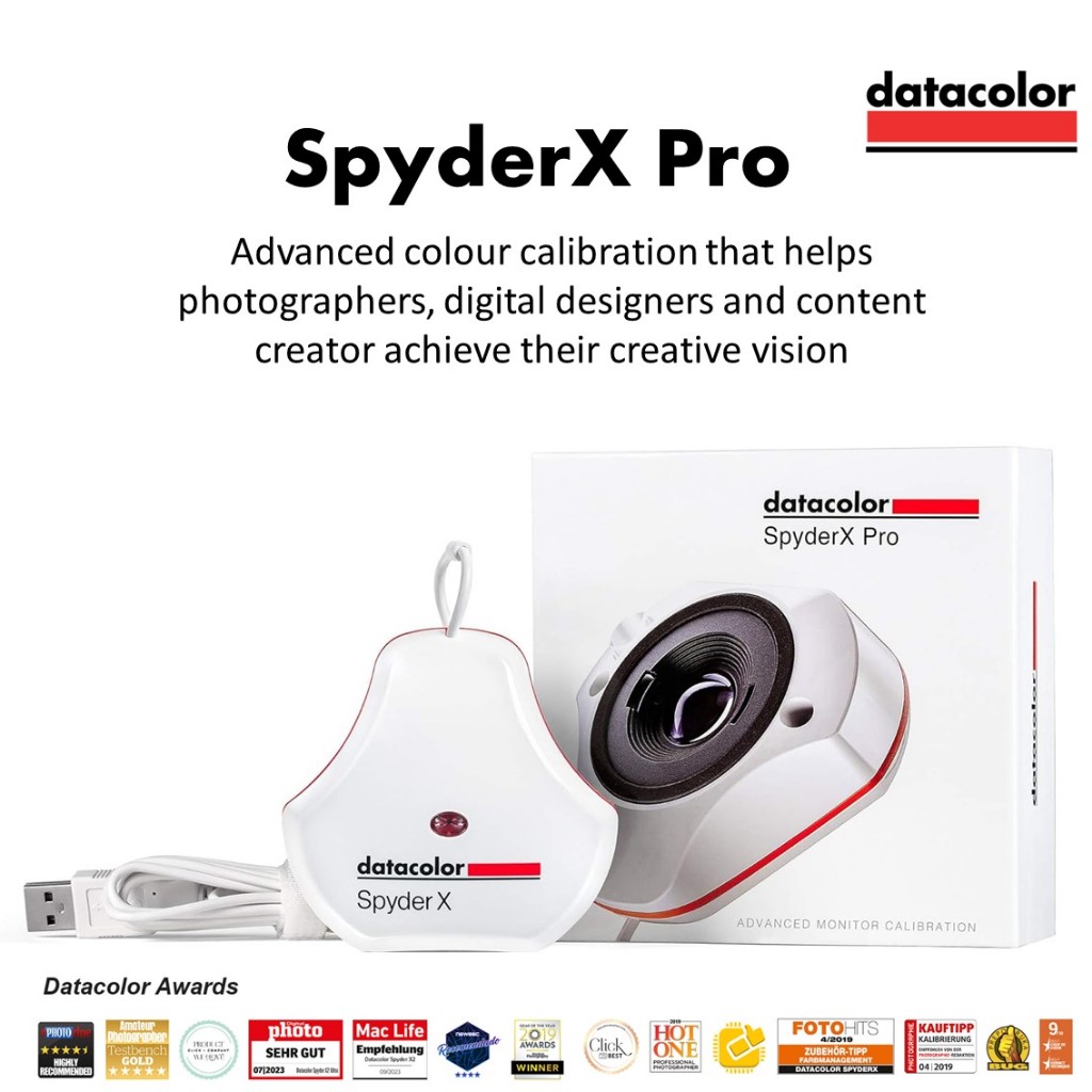 Datacolor Spyder X Pro SXP100 Colorimeter Monitor Calibration SpyderX ...
