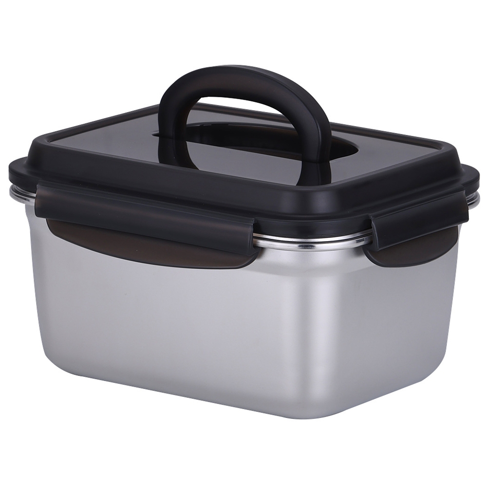 Multi-Purpose 2.8L Stainless Steel 304 Rectangular Airtight Kimchi ...