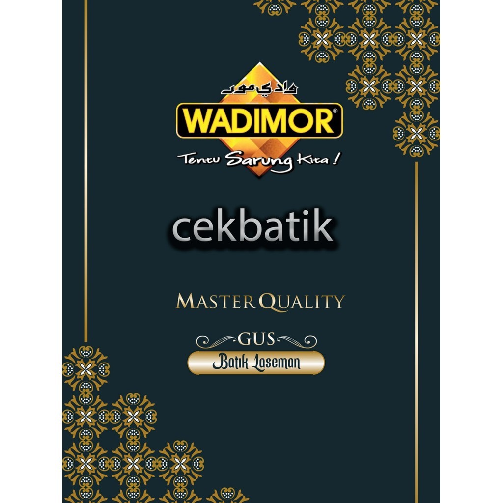 Wadimor Woven Sarong MASTER QUALITY Batik gus (gus igdam series Batik ...