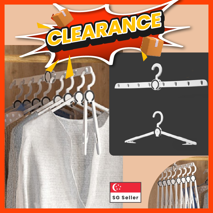 Clearance Multipurpose Foldable Adjustable Portable Hanger for Home and ...