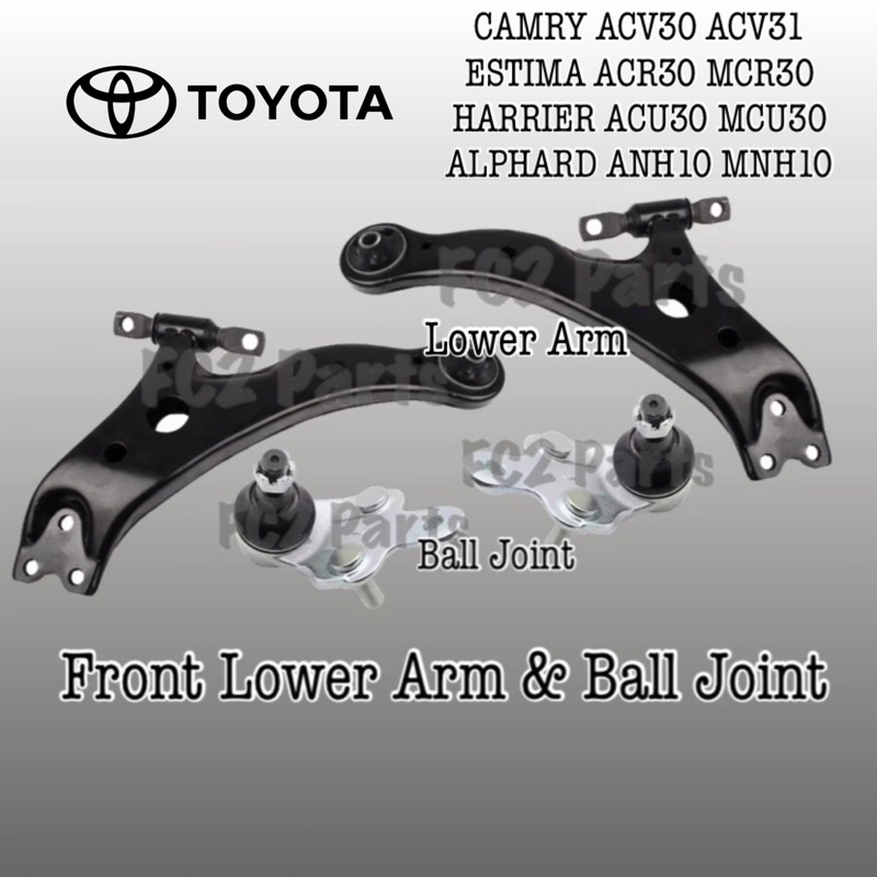 OEM Thailand 1car 4pcs Toyota Camry ACV30 Harrier ACU30 Estima ACR30 Alphard ANH10 Front Lower ...