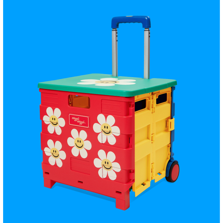 Wigglewiggle Folding cart - Smile We Love Shopping cart wheels Portable ...
