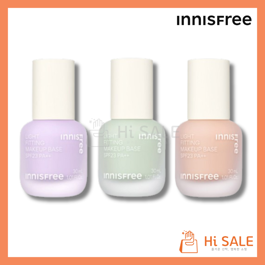 INNISFREE New Light Fitting Makeup Base SPF23 PA++ 30ml (3 Colors ...