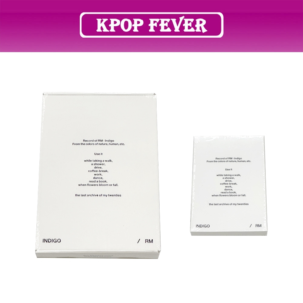 BTS RM - INDIGO SET (BOOK EDITION + WEVERSE ALBUMS VER) | Shopee Malaysia