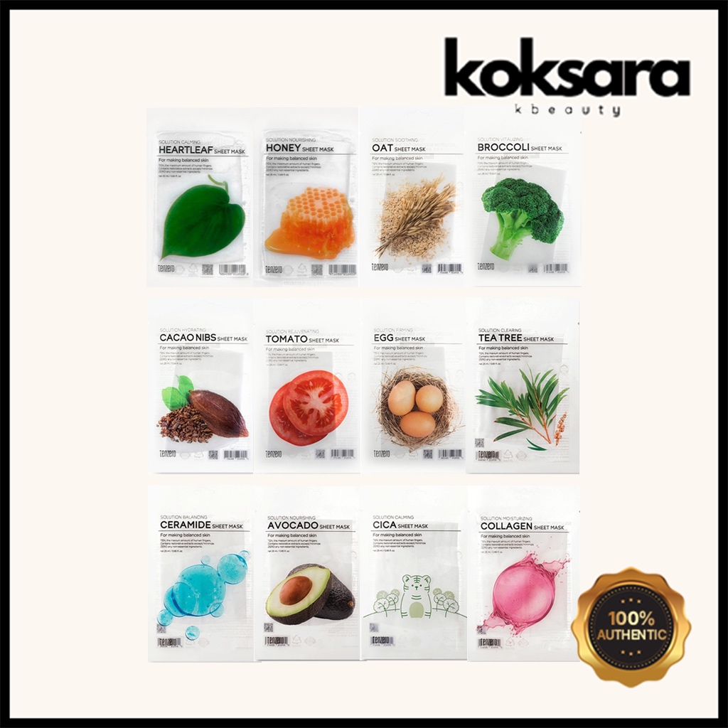 tenzero solution sheet mask 25ml 1ea | Shopee Malaysia