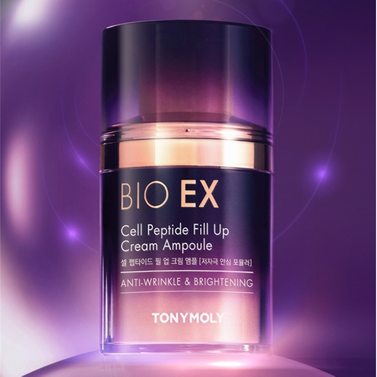 Tonymoly Bio EX Cell Peptide Fill Up Cream Ampoule 50ml + Refill 30ml ...