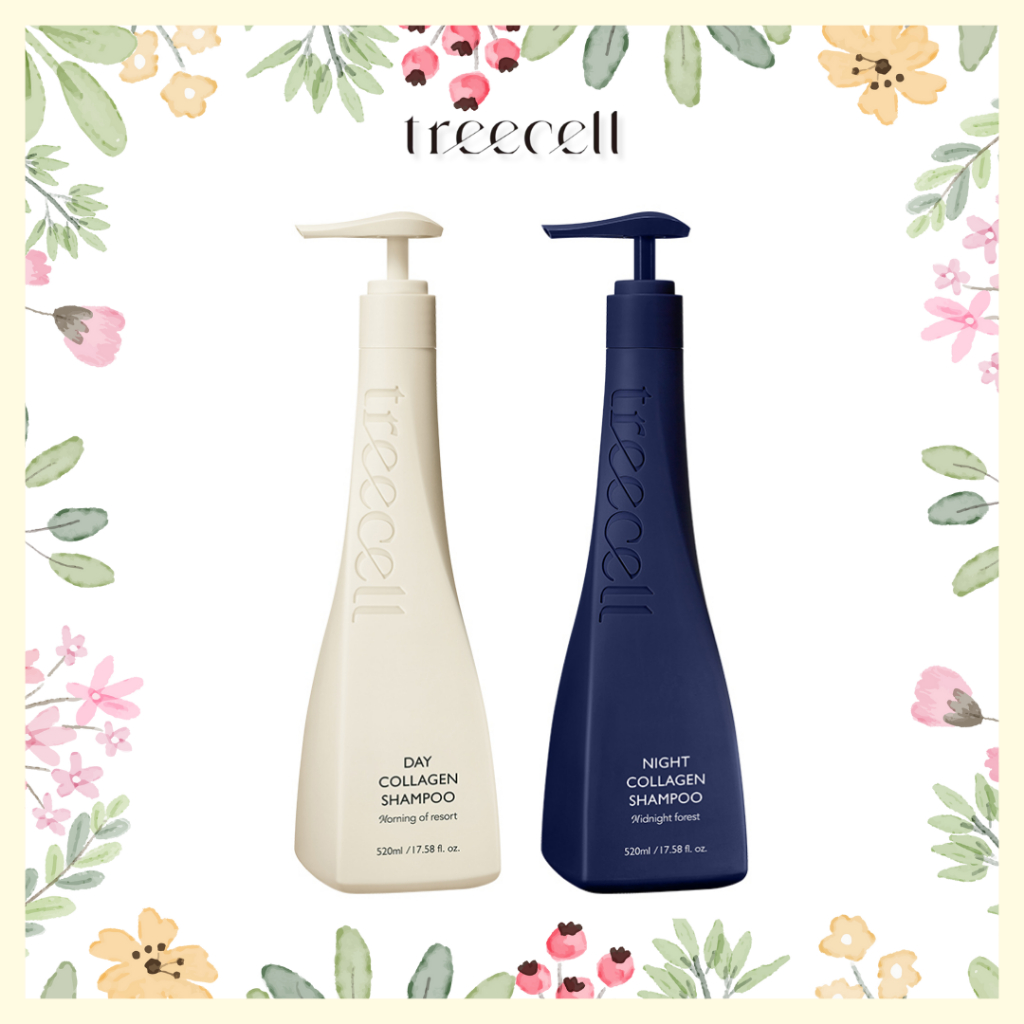 treecell Day/Night Collagen Shampoo Set | Shopee Malaysia