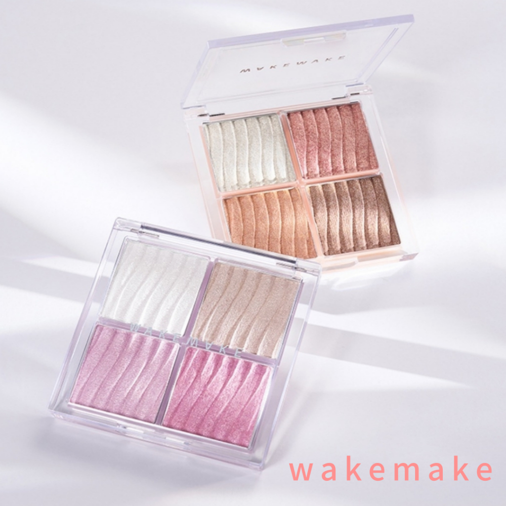 [WAKEMAKE] Glow Contouring Highlighter Palette 7.8g NEW | Bright pink ...
