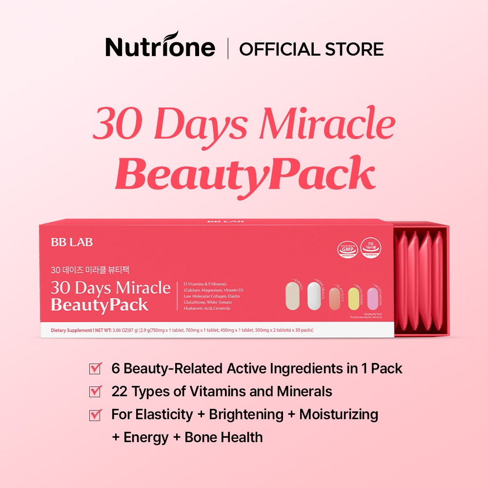 NUTRIONE BB LAB 30days Miracle Beauty Pack (5 tablets x 30 packs / BOX ...
