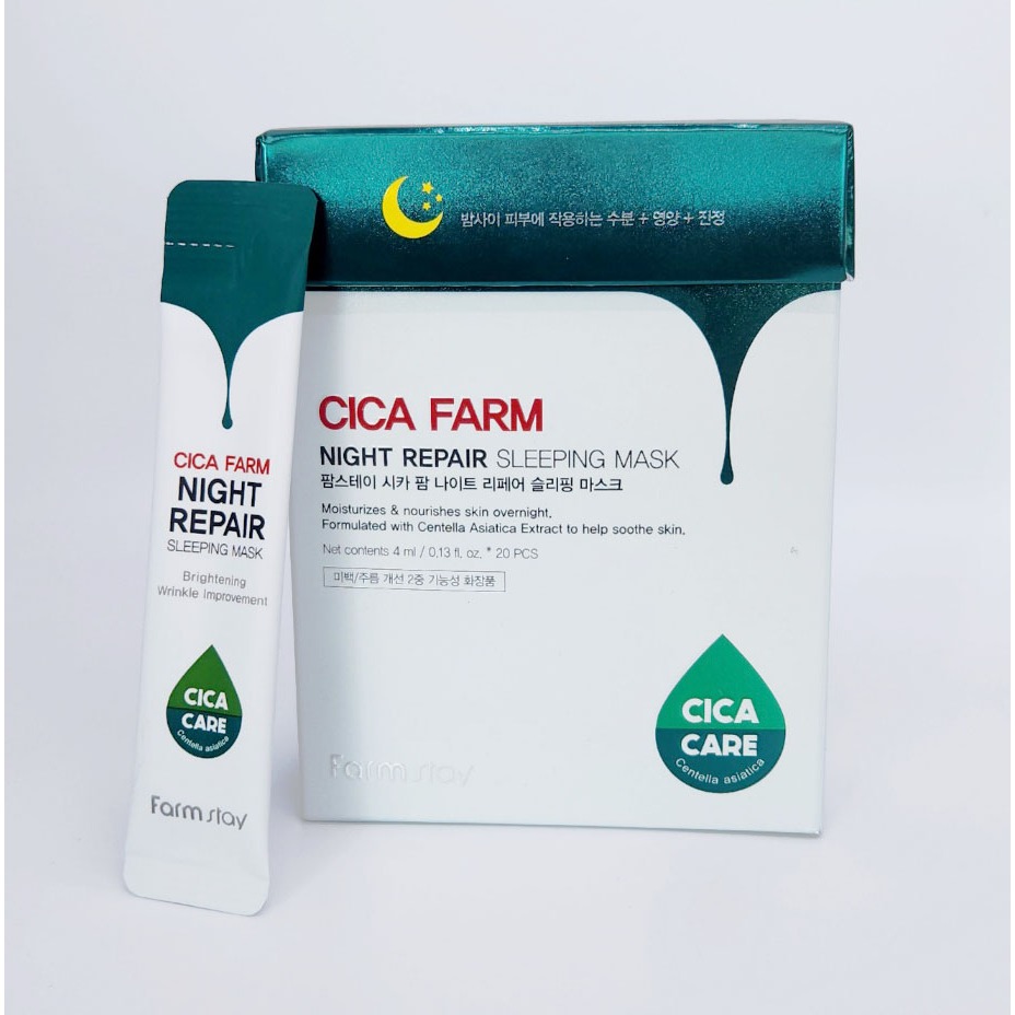 [FAMSTAY] CICA FARM NIGHT REPAIR SLEEPING MASK | Shopee Malaysia
