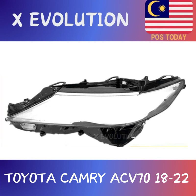 TOYOTA CAMRY ACV70 XV70 18 19 20 21 22 HEADLAMP COVER / HEADLIGHT COVER ...