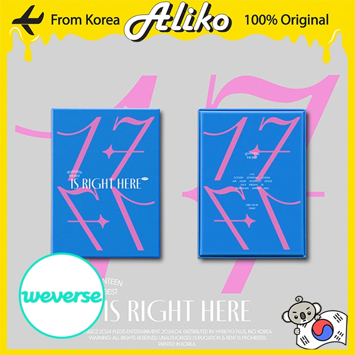 SEVENTEEN - BEST ALBUM [17 IS RIGHT HERE] (DEAR Ver.) | Shopee Malaysia