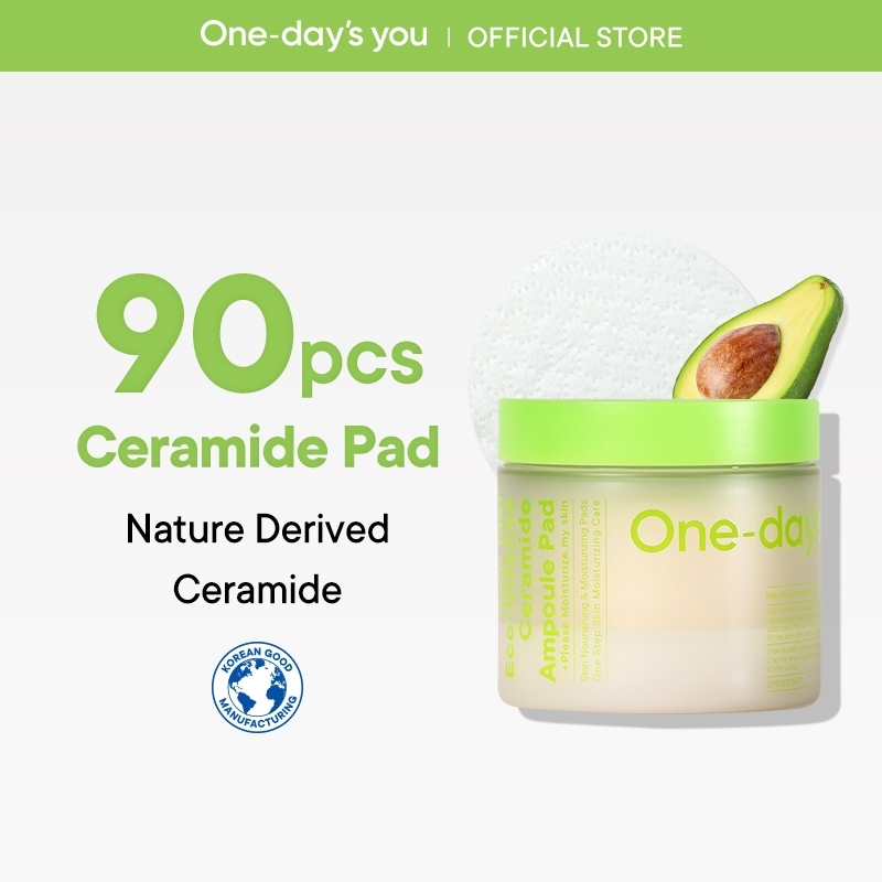 [One Day's You] Help Me Eco-intense Ceramide Ampoule Toner Pad 90pads ...