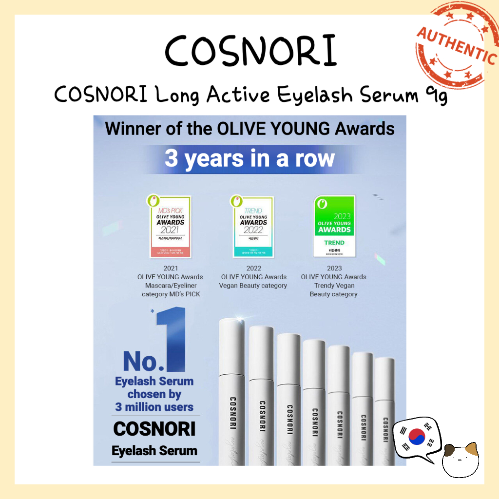 COSNORI Long Active Eyelash Serum 9g | Shopee Malaysia