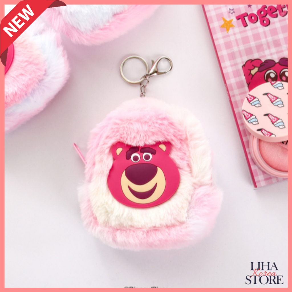 Daiso Korea Pixar Toy Story Lotso Pouch Goods Toy Story Lotso Coin ...