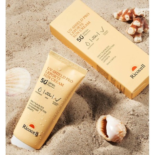 Ricocell UV Shield Pro Waterproof Leisure Sports Sun Cream SPF50+ PA ...