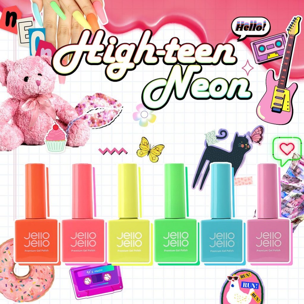 [Jello Jello] Highteen Neon Gel SET | Shopee Malaysia