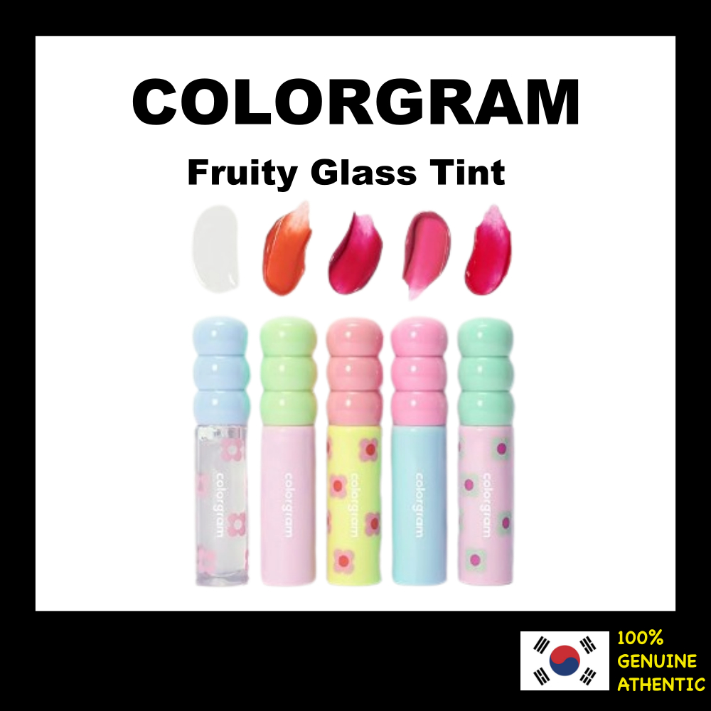 COLORGRAM Fruity Glass Tint - Glossy Dewy Lip Gloss, from KOREA ...