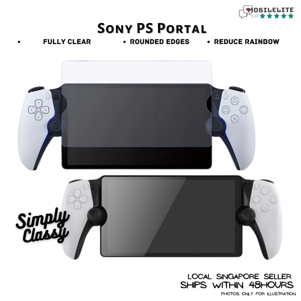 Sony PS Portal Fully Clear Tempered Glass Screen Protector | Shopee ...