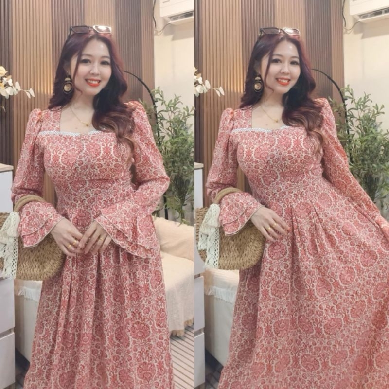 ( BAJU RAYA 2025 ) ReaLynn Princess Dress with chest pad-by VelvetWorld ...