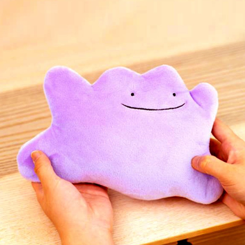 Cute Pokemon Purple DITTO Soft Pencil case Zipper Cosmetic Makeup Pouch ...